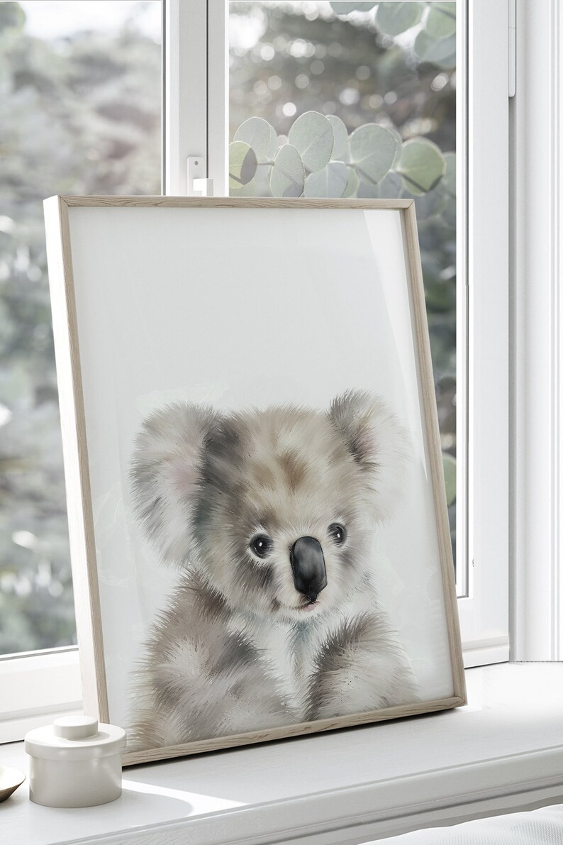 Set of 3 Prints Koala Koala Bear Koala Print Koala Art - Etsy