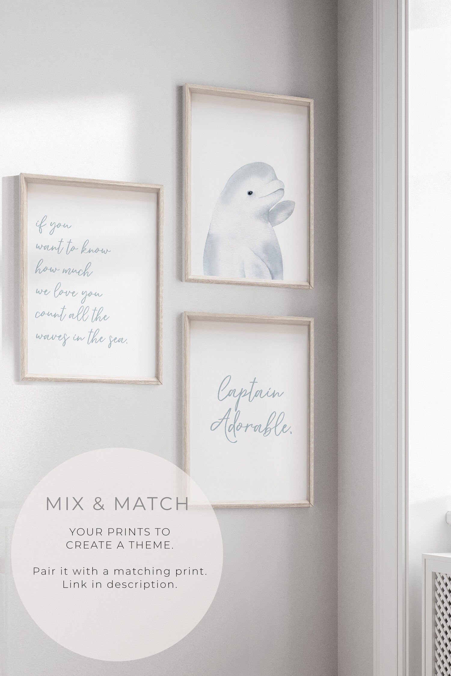 BELUGA WHALE Beluga Whale Print Whale Print Whale Wall Art - Etsy