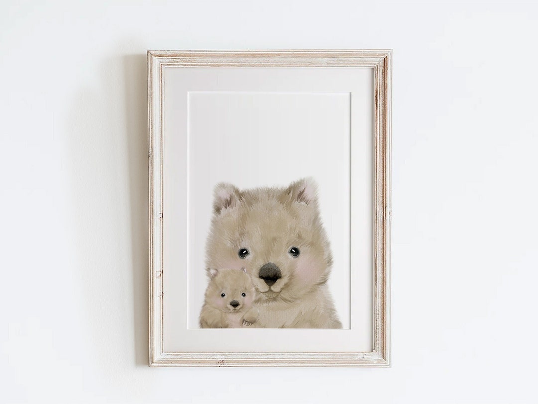 WOMBAT Print Wombat Nursery Decor Nursery Wall Art - Etsy