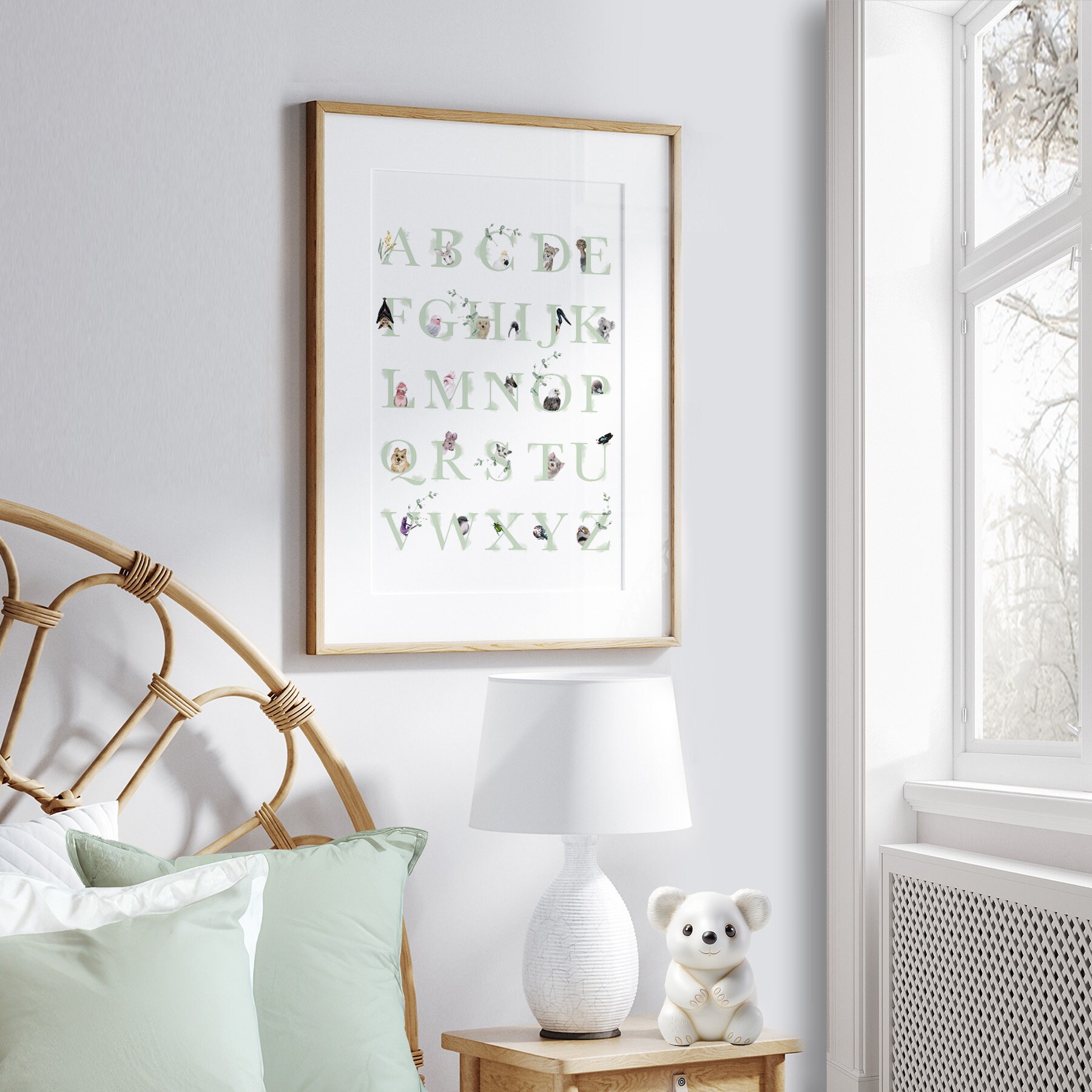 Australian Animal ABC Poster Alphabet Poster Alphabet - Etsy Australia