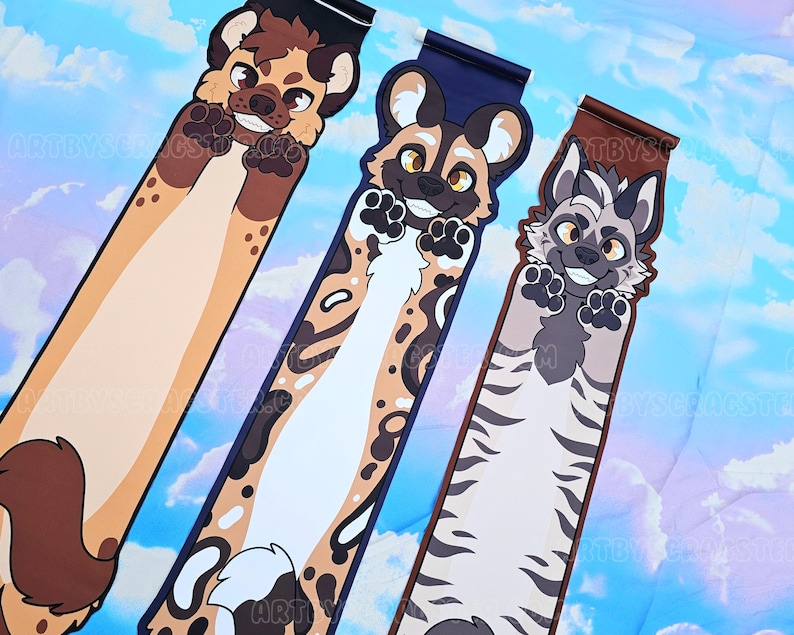 Long Animal Pin Banners Hyenas & Wild Dogs - Etsy