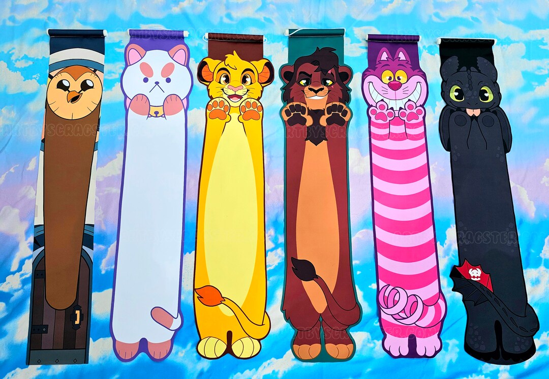 Long Pin Banners Cartoon - Etsy