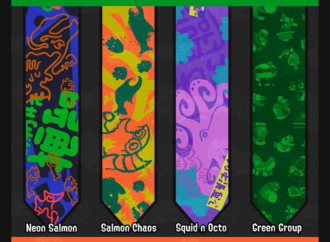 Splatoon Grizzco and Side Order Pin Banners - Etsy