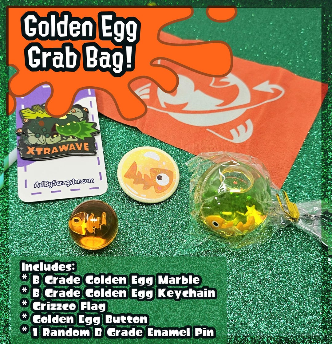 Splatoon Grizzco Salmon Run Golden Egg Grab Bag - Etsy