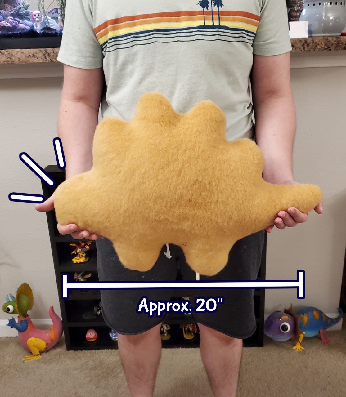 JUMBO Dino Nuggies Dinosaur Chicken Nugget Fursuit Prop Plush - Etsy UK