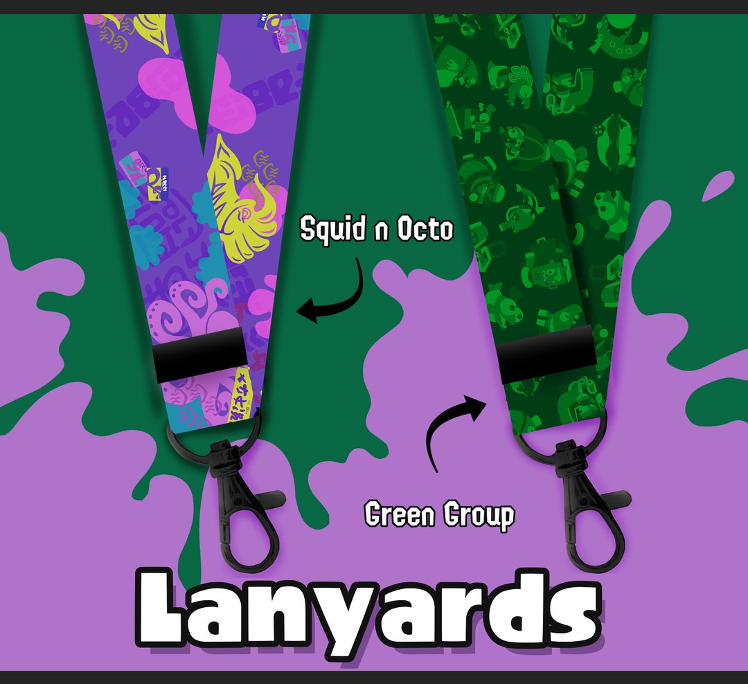 Splatoon Grizzco Salmon Run Lanyard Badge Holder Series 2 - Etsy