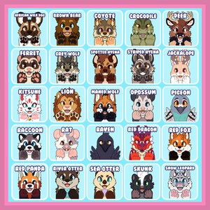 ALL ANIMALS Animal Vinyl Peeker Sticker - Etsy