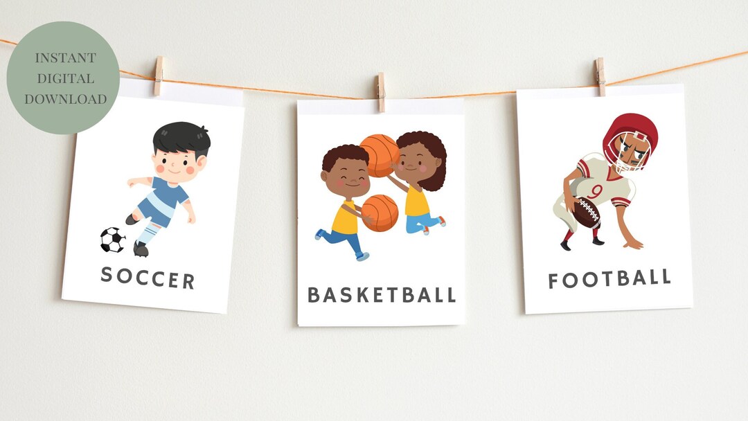 Sports Flashcards, Physical Activity, Athletes, Activities, Calming ...