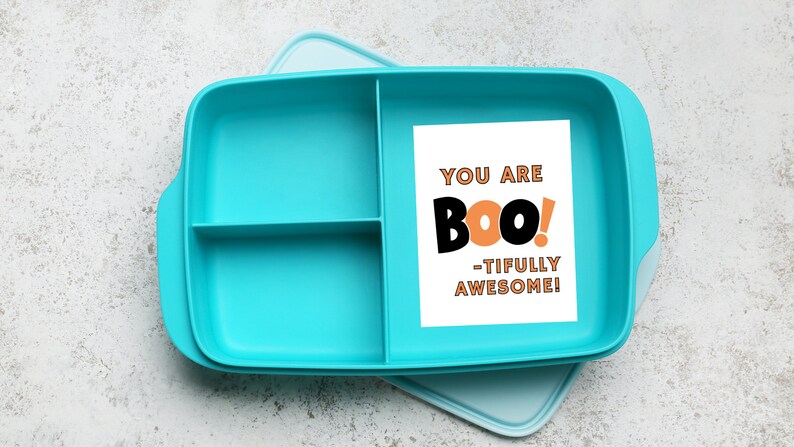 31 Lunchbox Halloween Notes, Printable, Digital, Children, School Lunch ...
