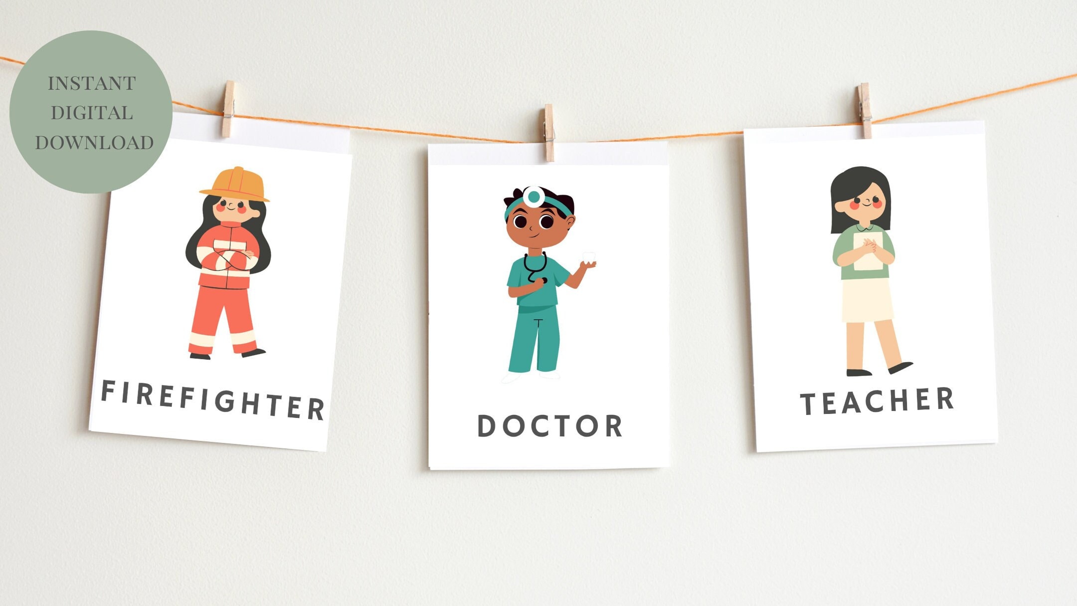 20 Occupations Flashcards, Jobs, Careers, Lifestyle, Calming Corner ...