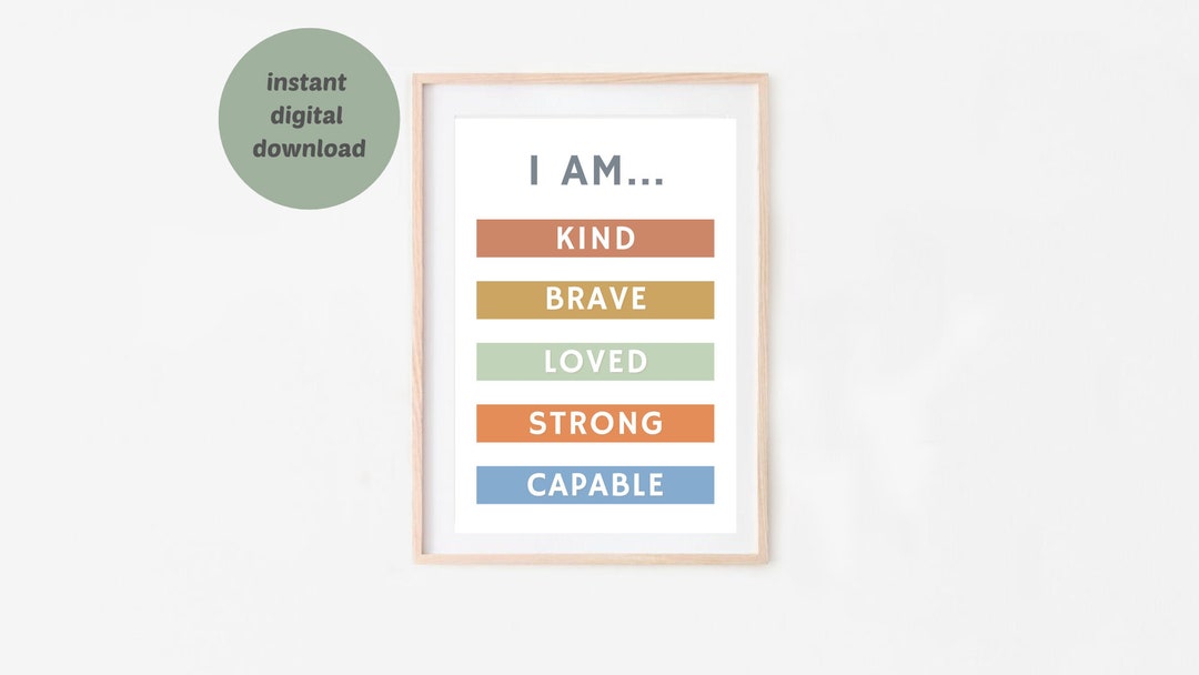 Affirmations, Calming Corner, Strategies, Breathing, Technique, Clam ...