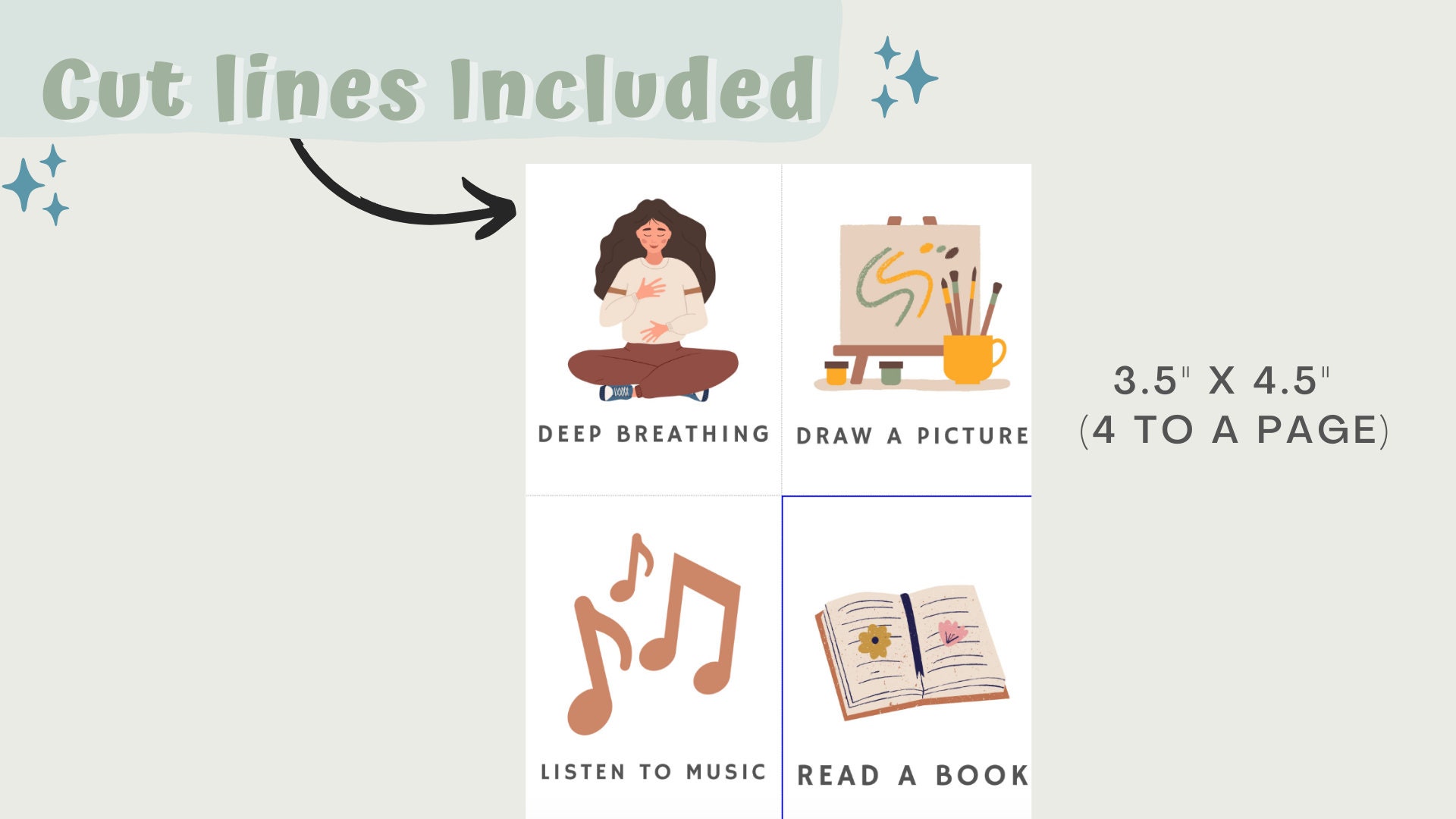 48 Calming Corner, Flash Cards, Affirmations Kids, Calming Corner ...