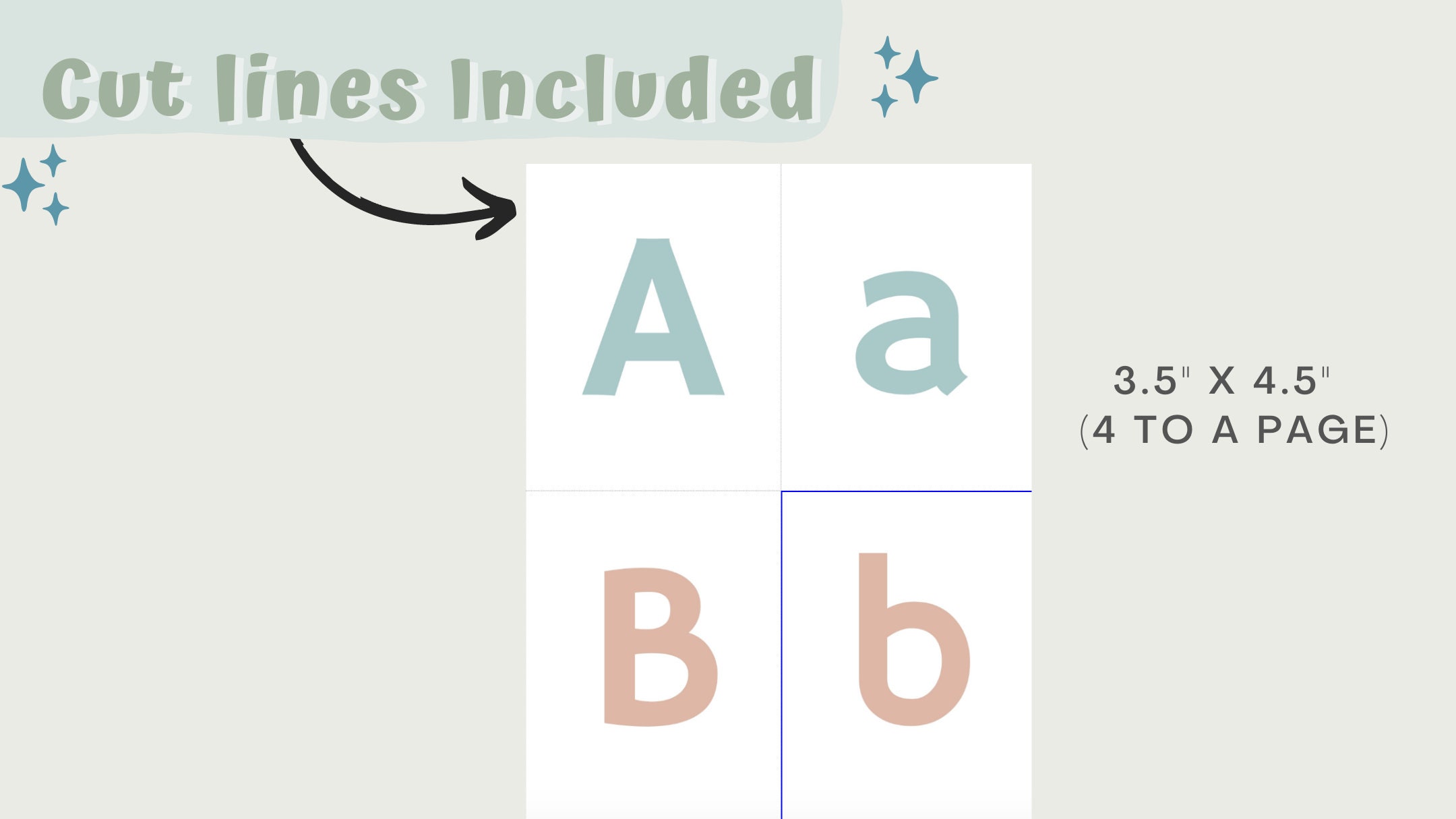 Matching Uppercase & Lowercase Alphabets Abcs, Flashcards, Education ...