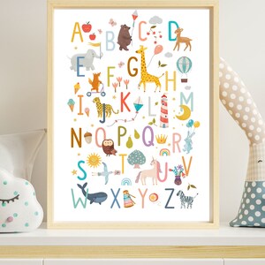 Adventure Alphabets Poster, Digital, Printables, Wall Art, Classroom ...