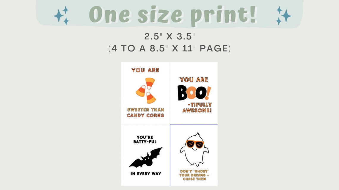 31 Lunchbox Halloween Notes, Printable, Digital, Children, School Lunch ...