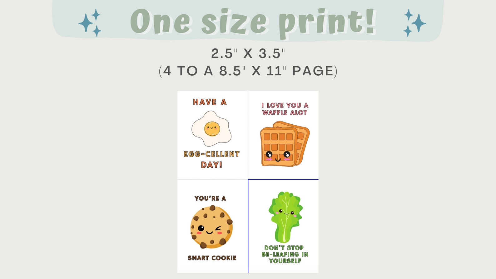 30 Lunchbox Foodie Notes, Printable, Digital, Children, School Lunch ...