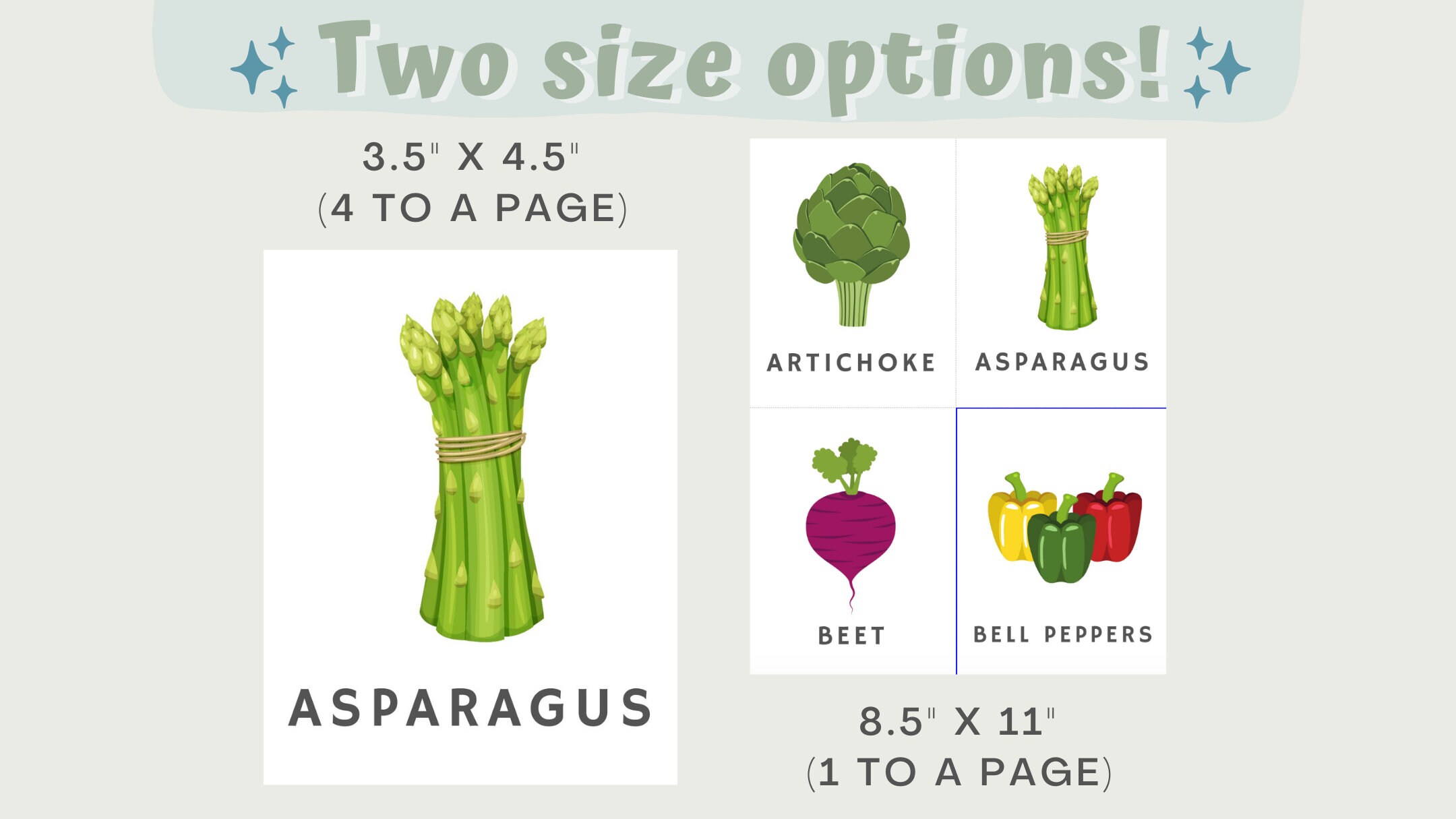 Vegetables Flash Cards, Montessori, Classroom, Learning, Flashcards ...