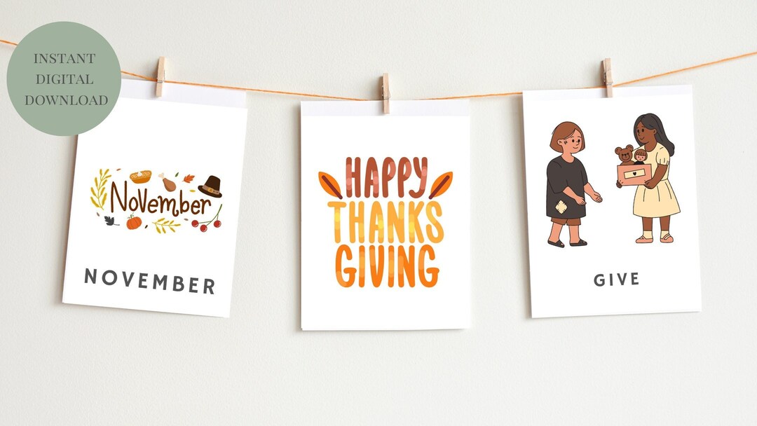 Thanksgiving Edition Flashcards, Learning, Children, Kids, Toddlers ...