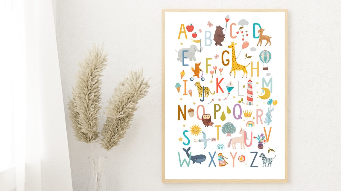 Adventure Alphabets Poster, Digital, Printables, Wall Art, Classroom ...