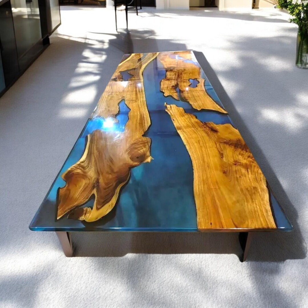 Epoxy Kitchen Table | Resin Epoxy Table | Handmade Side Table | Epoxy ...