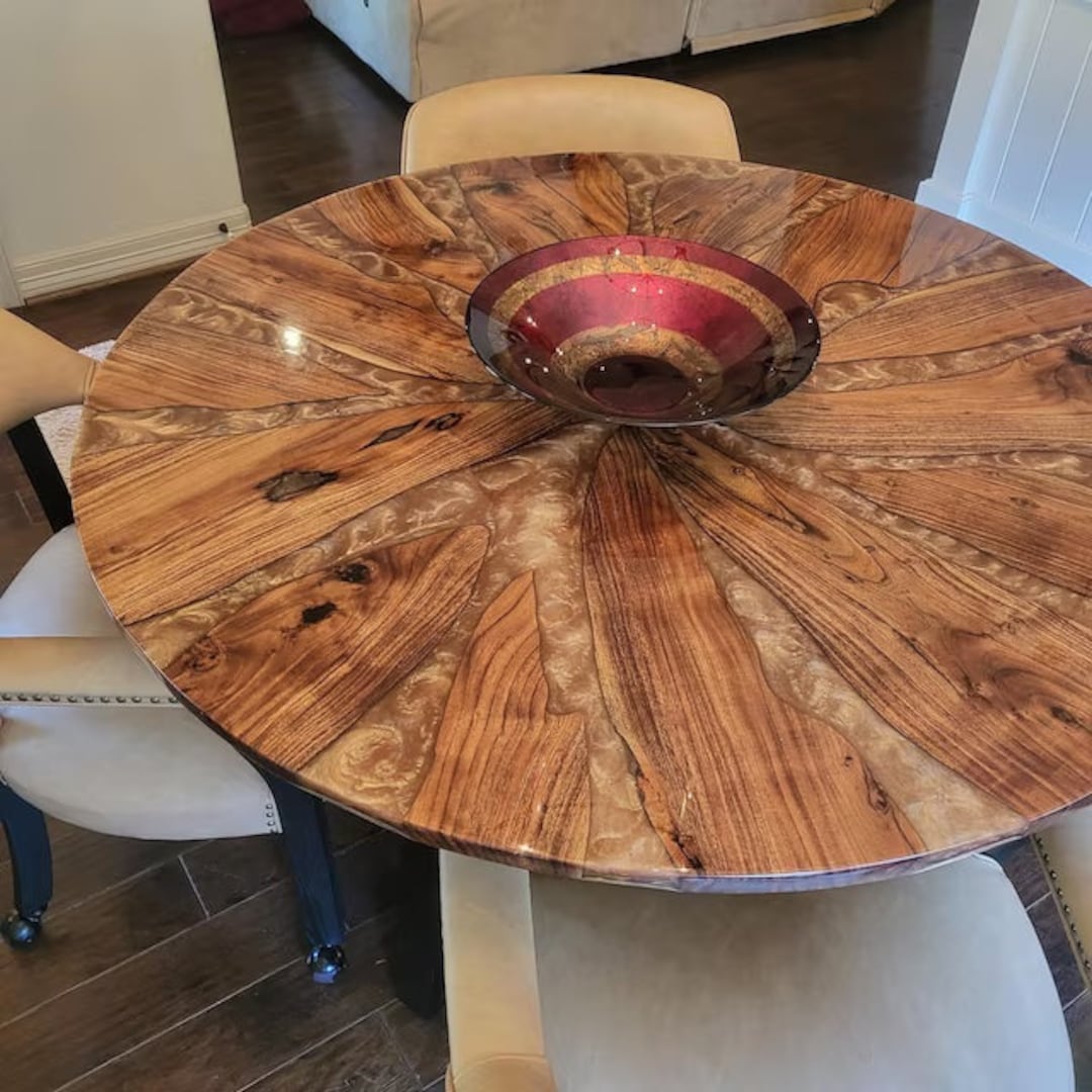 Epoxy Table Ideas, Live Edge Epoxy Table Top, Coffee Table Round, Resin ...