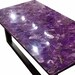 Rectangular Shape Amethyst Stones Countertop / Dining Table - Etsy