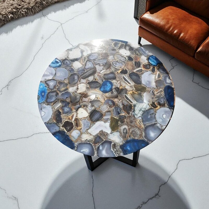 Agate End Table - Etsy