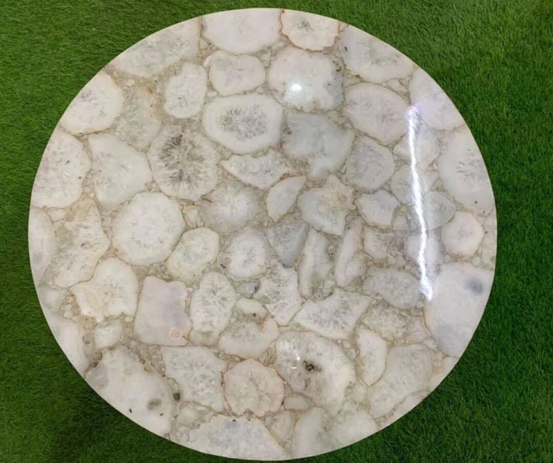 Agate Table Tops, Round Agate Table, Agate Stone Table, Agate Sofa ...