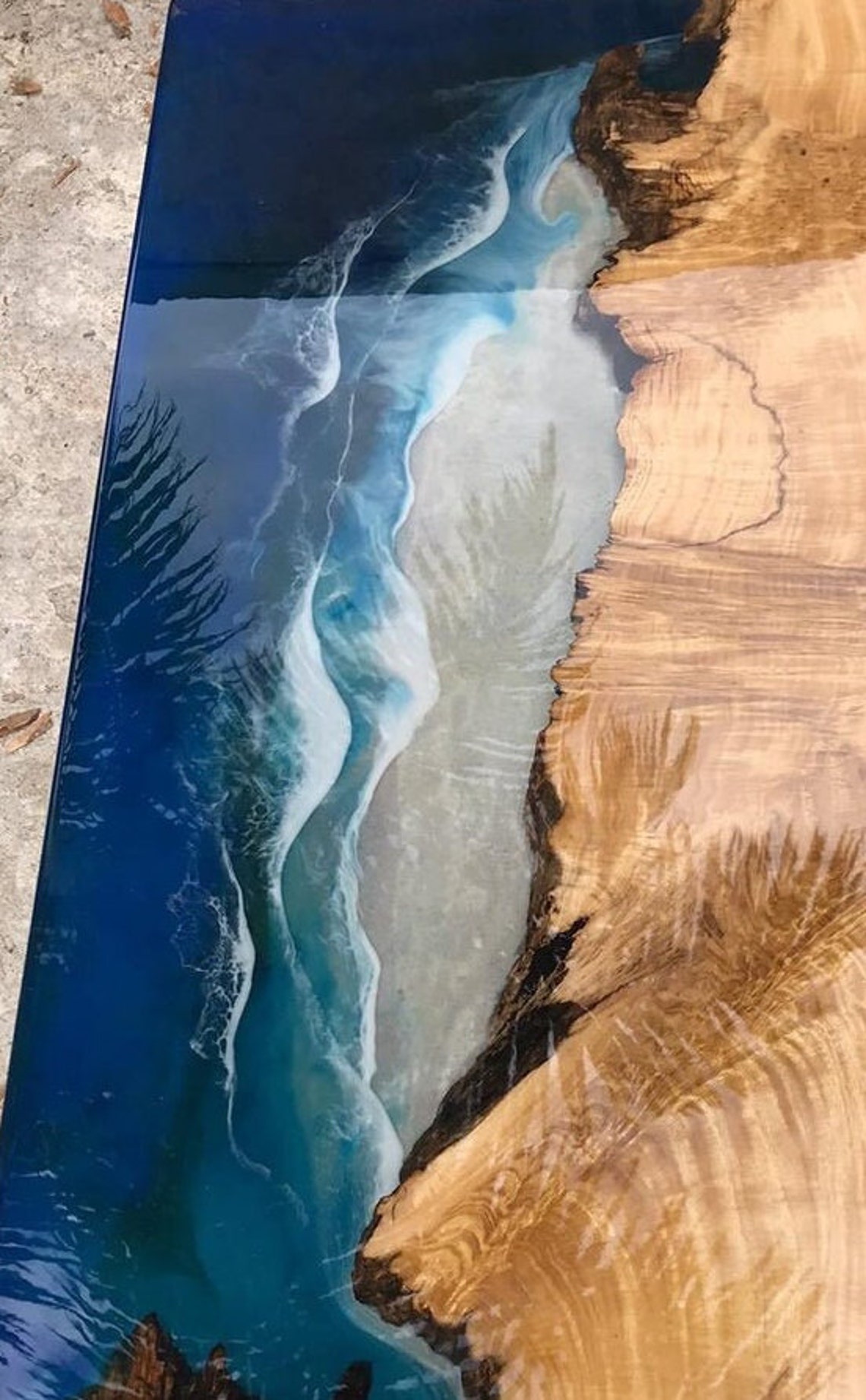 Handmade Epoxy Table Epoxy Ocean Table Epoxy Resin Dining - Etsy