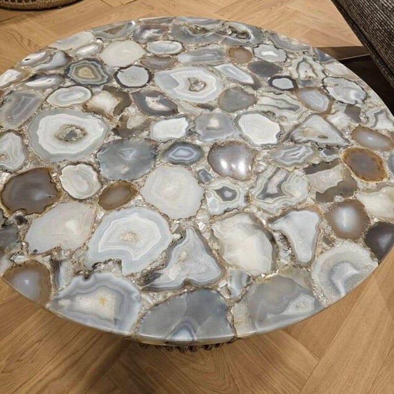 Agate End Table - Etsy