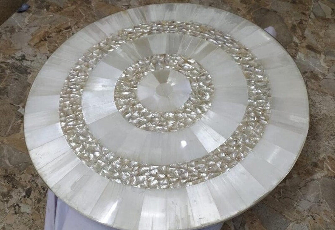 Selenite Crystal Coffee Table – Mid Century Modern Home Decor - Etsy