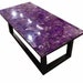 Rectangular Shape Amethyst Stones Countertop / Dining Table - Etsy