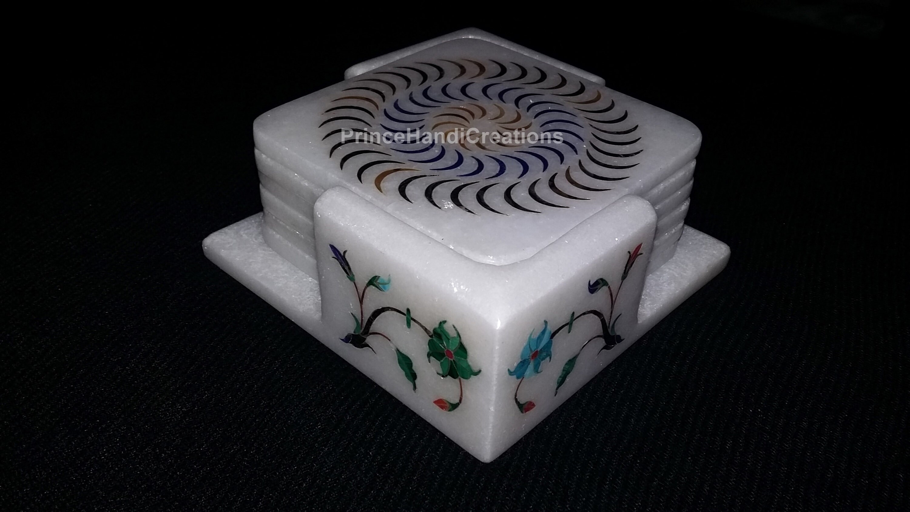 Home & Living Kitchen & Dining Adorable White Square Marble Collectible ...