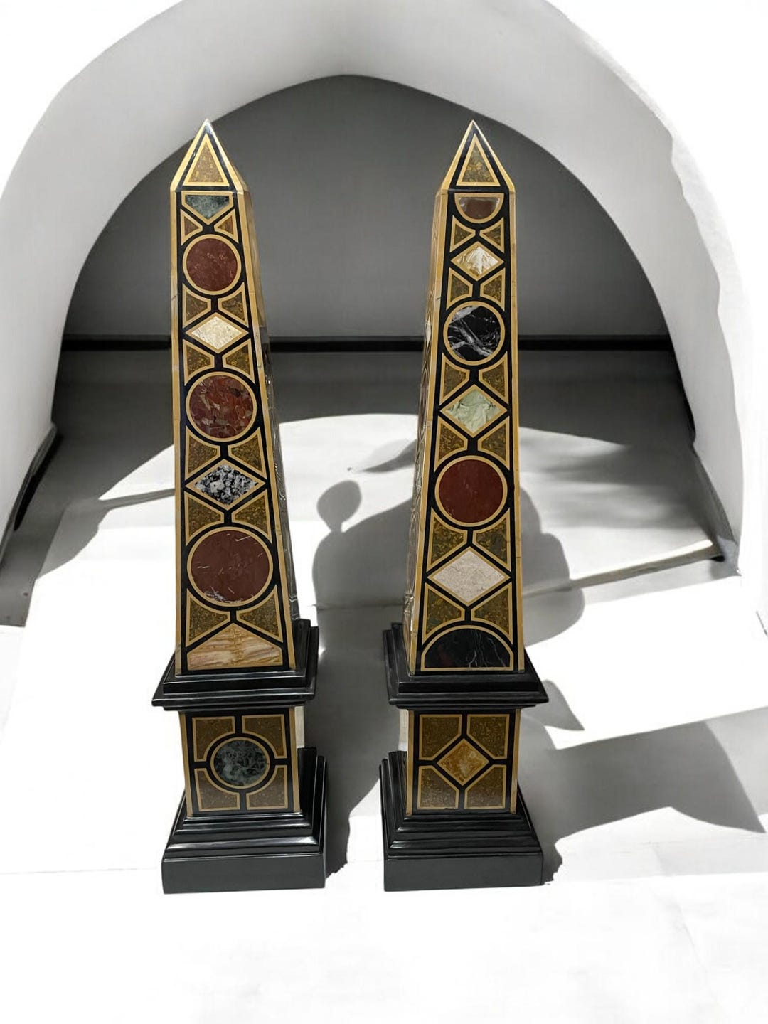 Marble Obelisk Pair, Ancient Egyptians Obelisk, Stone Obelisks, Home ...