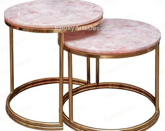 Pink End Table - Etsy