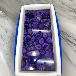 Purple Agate Table Top Slab for Kitchen & Dining Room Interior Custom ...