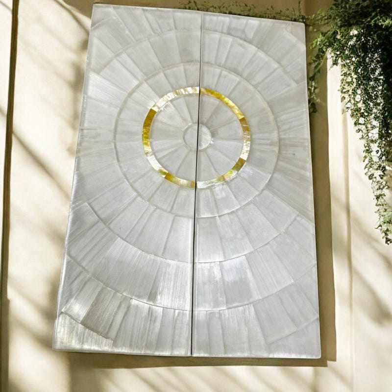 Selenite Wall Hanging - Etsy