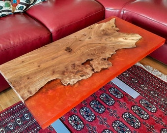 Wood Resin Table Top - Etsy