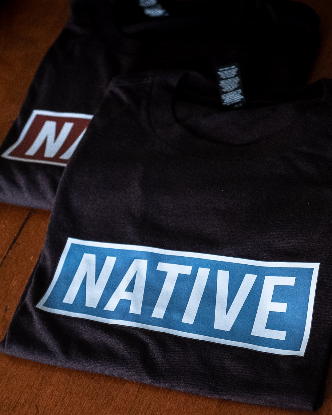 Native American Clothing | "native" Block Tshirt - Turquoise Blue - Etsy