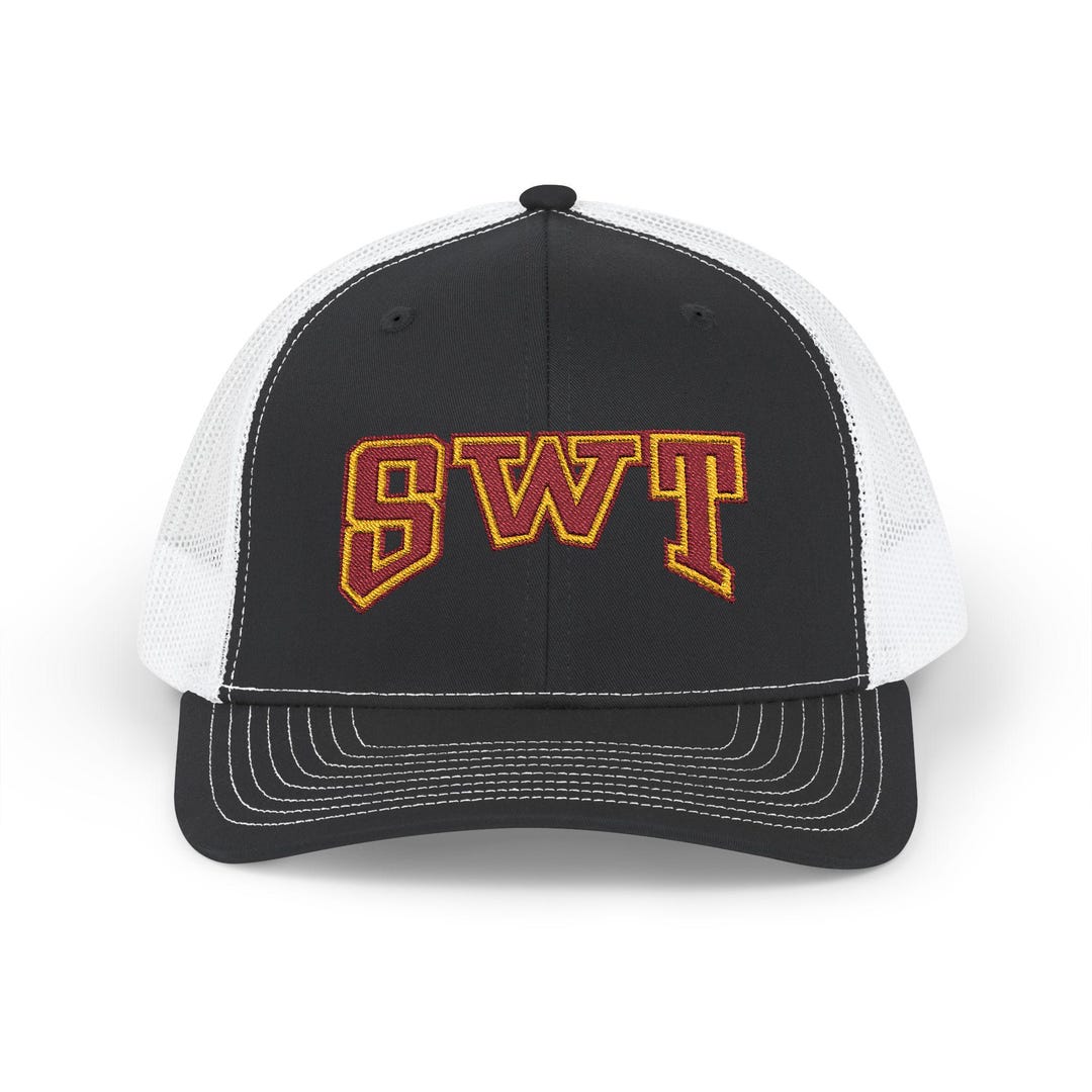 Southwest Texas State Embroidered Snapback Trucker Cap, SWT Bobcats ...