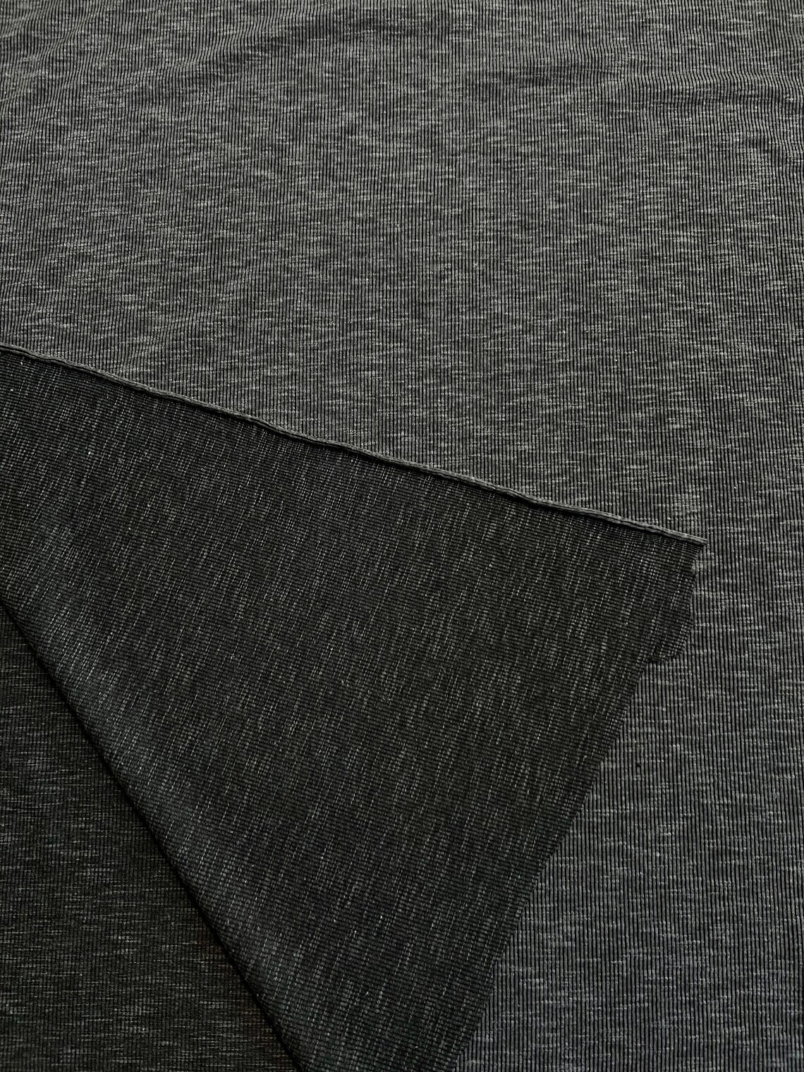 Rib Knit Fabric, Slub Knit Fabric, Knit Fabric by the Yard, Deadstock ...