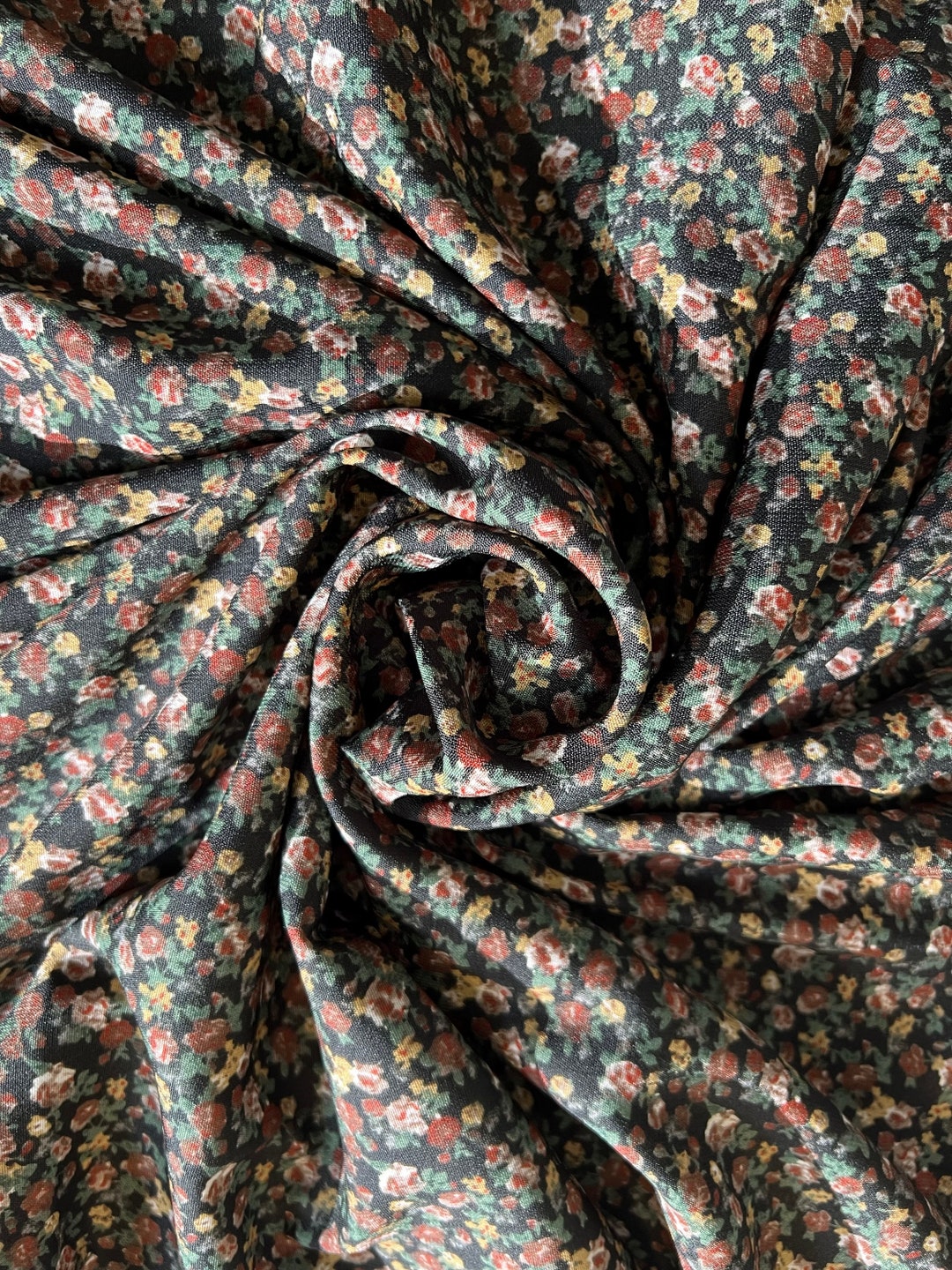 Floral Challis, Garment Fabric, Fashion Fabric, Fabric by the Yard ...
