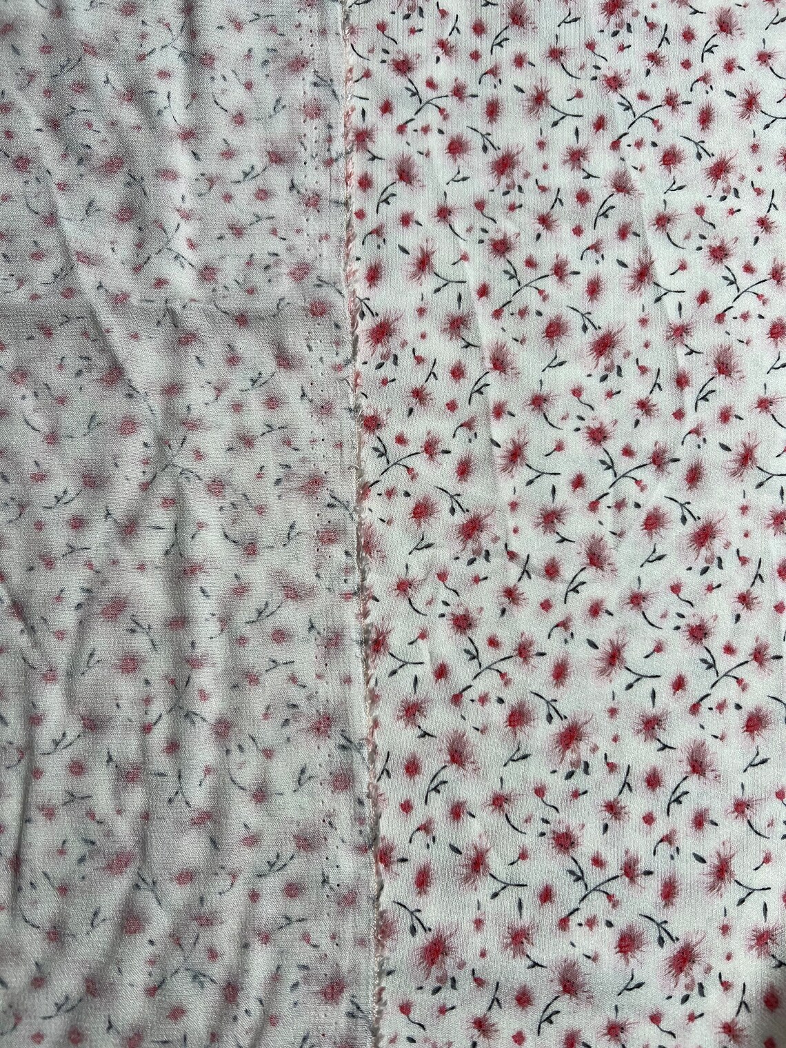 Ditsy Floral Challis, Rayon Challis Fabric, Spring Garment Material ...