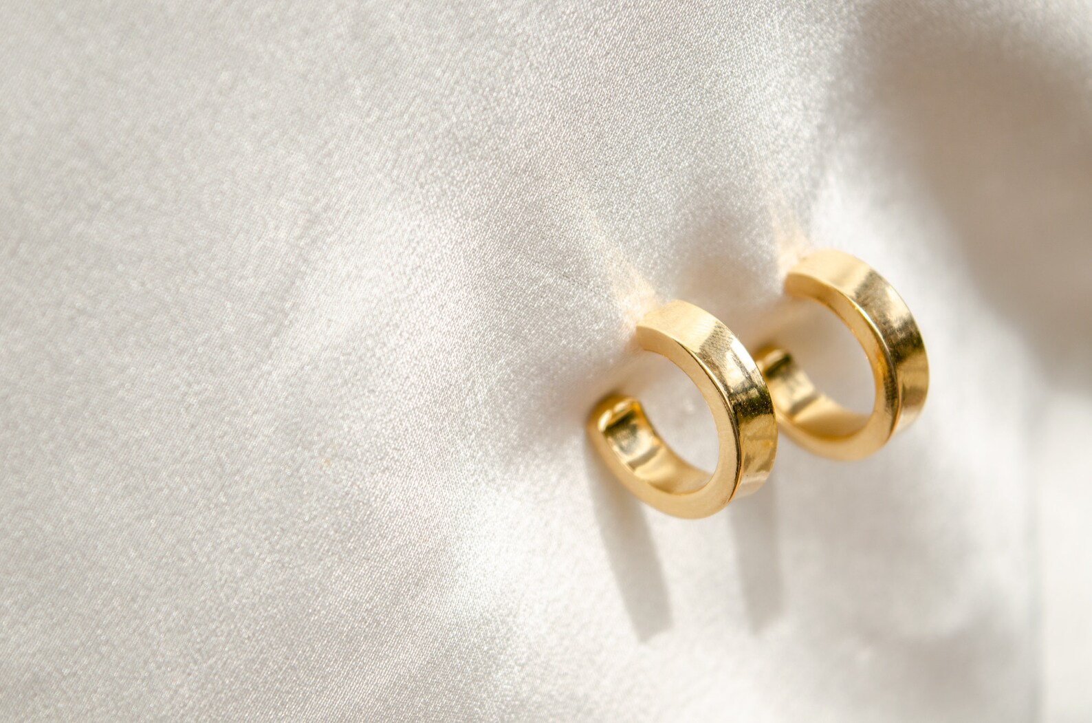 18K Gold Filled Large Open Hoops Wide Gold Hoop Earring Gold - Etsy