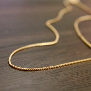 Simple Chain Necklace | Delicate Chain | Layering Necklace | 18k Gold ...