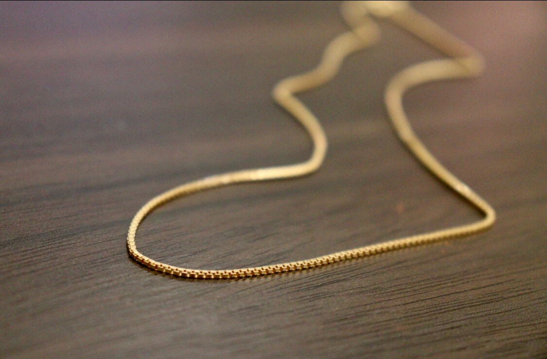 Simple Chain Necklace | Delicate Chain | Layering Necklace | 18k Gold ...
