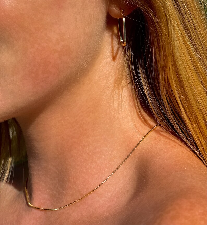 Simple Chain Necklace Delicate Chain Layering Necklace - Etsy