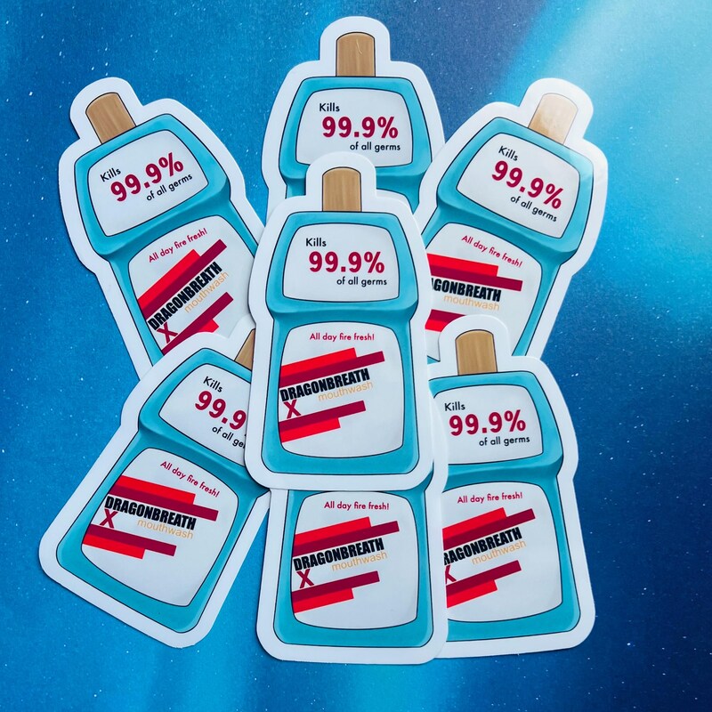 Mouthwashing Stickers - Etsy
