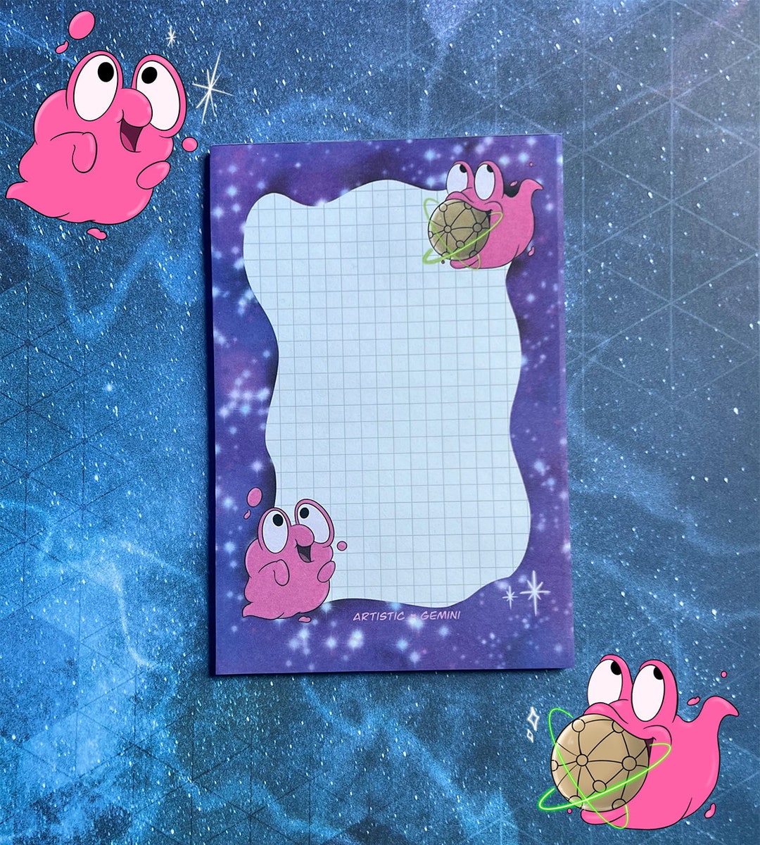 Space Alien Morph Notepad - Etsy