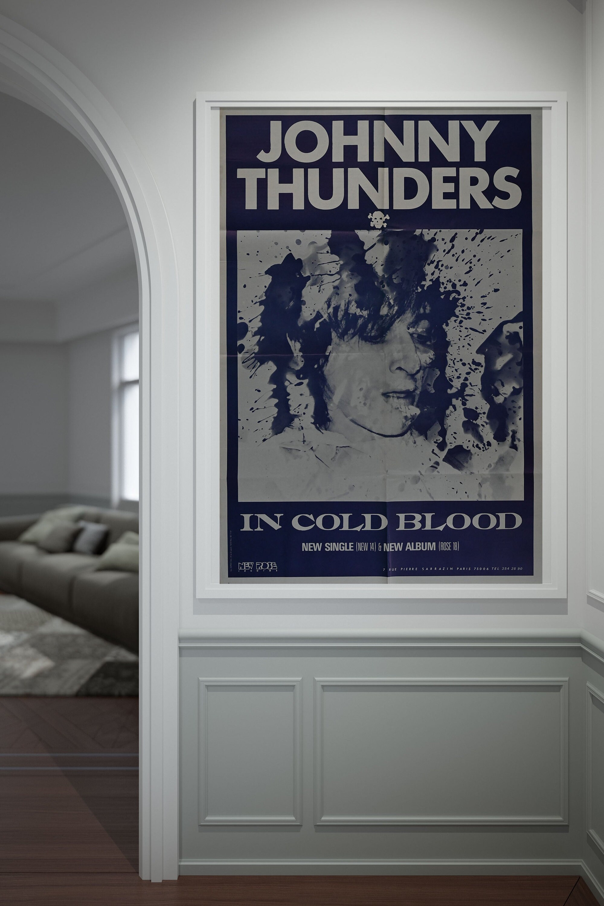 Johnny Thunders / Authentic Retro Poster in Cold Blood - Etsy